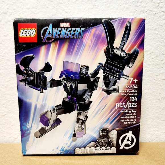 Lego | Toys | New Lego Avengers Black Panther Mech Armor 7624 Set Toy ...